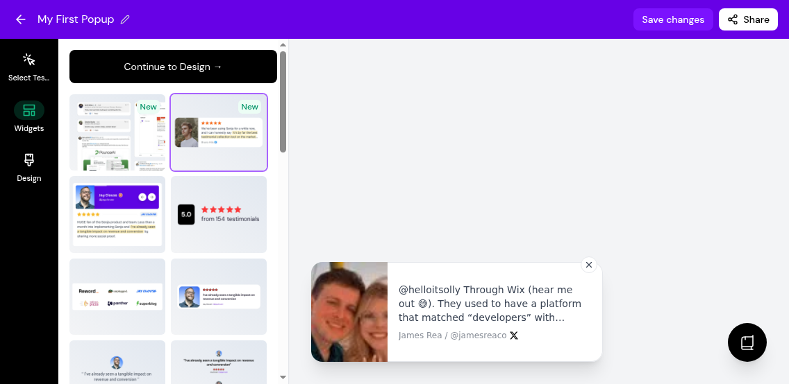 How to create popups | Senja Help